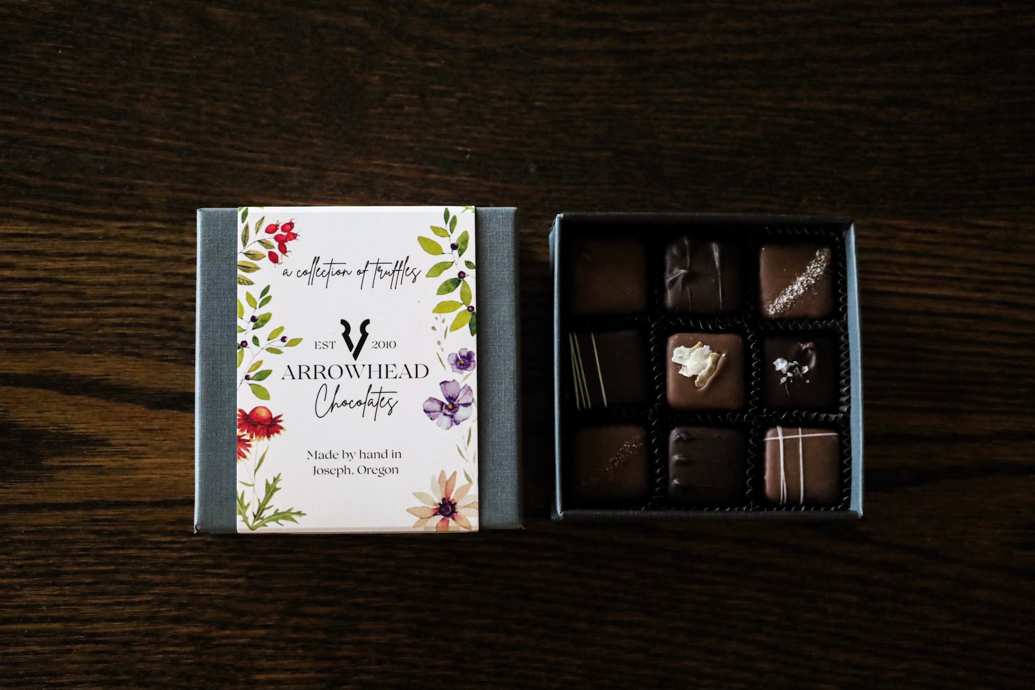 Nine Truffle Collection – Arrowhead Chocolates