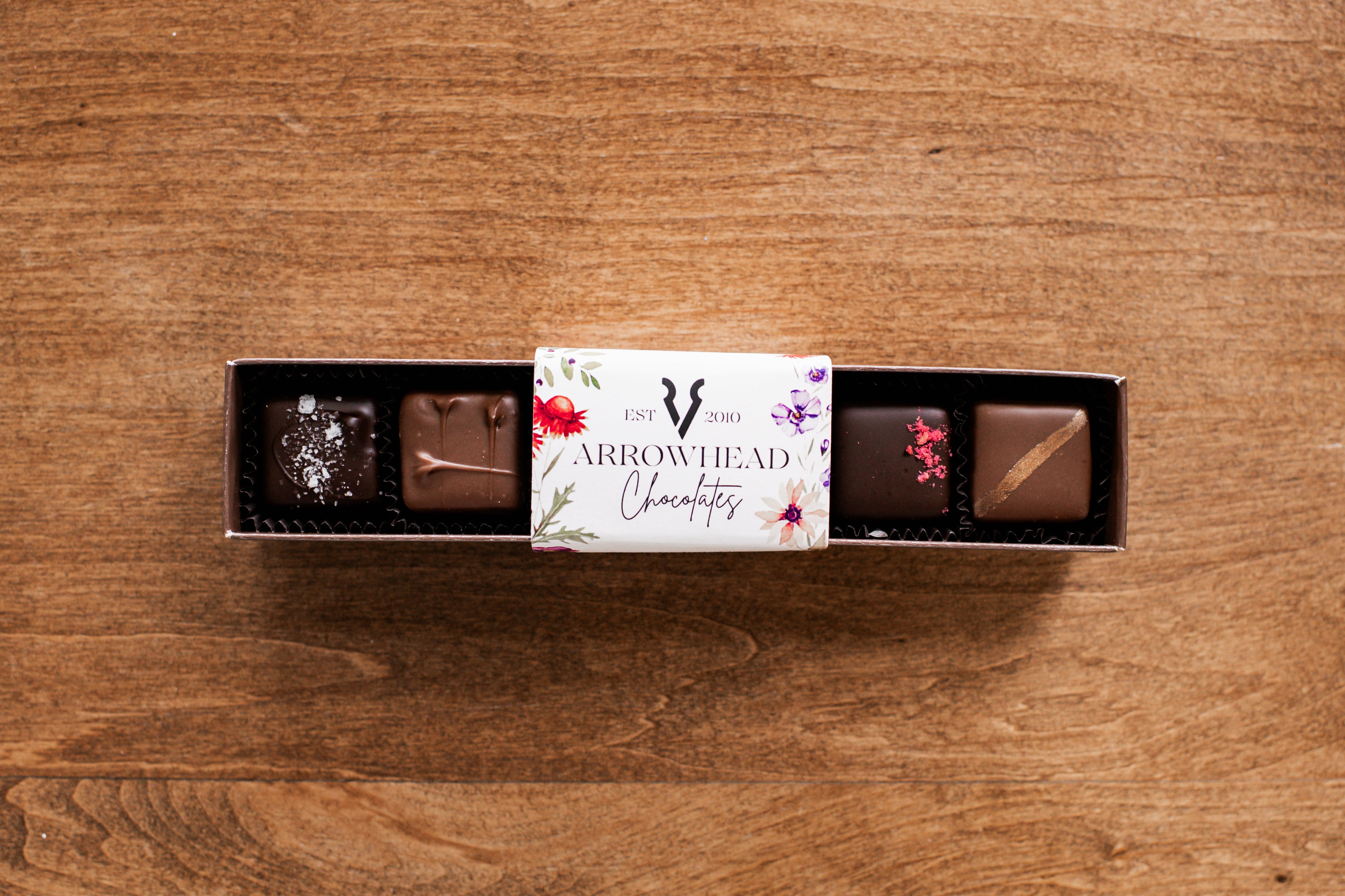 Six Truffle Classic Collection – Arrowhead Chocolates
